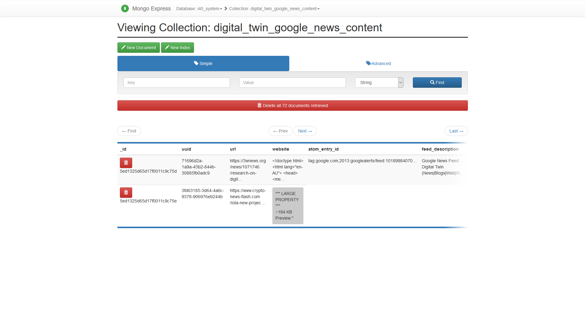 HTML in String fields is not escaped if only preview is loaded · Issue #577 · mongo-express ...