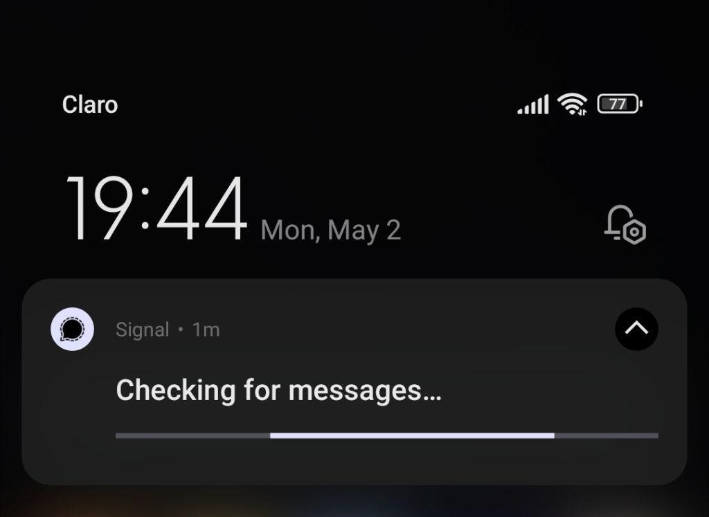 Permanent Checking For Messages Notification After 5 37 0 · Issue 12221 · Signalapp Signal