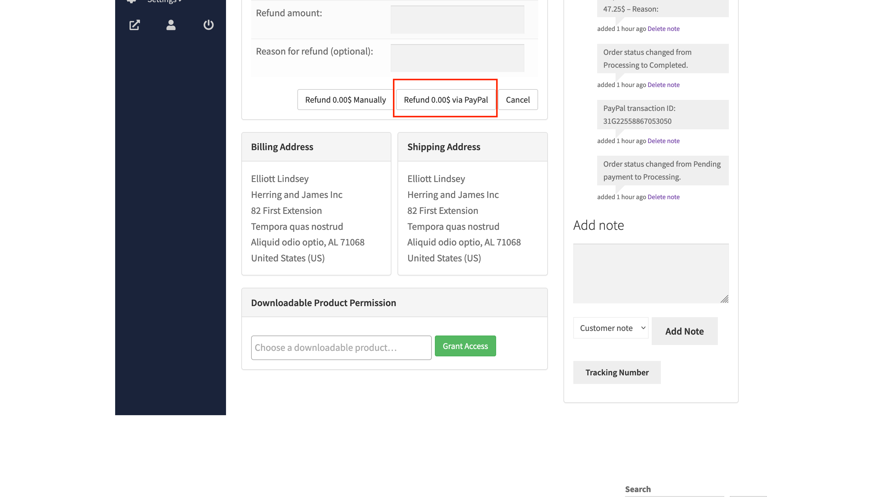Approving refund request should refund on the payment gateway too · Issue #1718 · getdokan/dokan ...