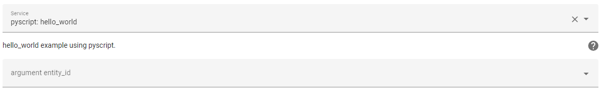Is It Possible To Get The Home Assistant Entity Selection Dialogues When Running Services