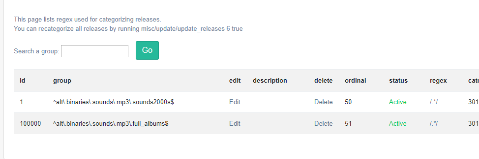 [request] categorizing releases · Issue #1079 · NNTmux/newznab-tmux · GitHub