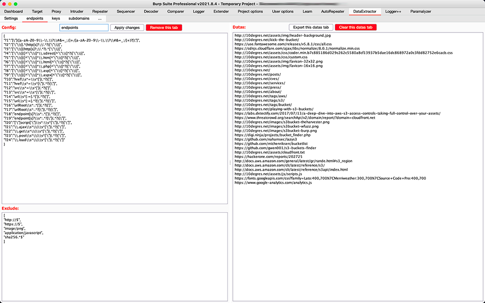 [addtool] DataExtractor · Issue #158 · gwen001/offsectools_www · GitHub