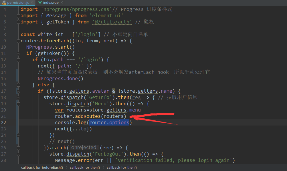 根据服务端数据生成菜单后点击菜单 进入页面 按F5 刷新 出现404 · Issue #1392 · PanJiaChen/vue-element-admin · GitHub