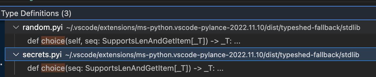 `secrets Choice` Not Accepting `str` · Issue 9144 · Python Typeshed · Github