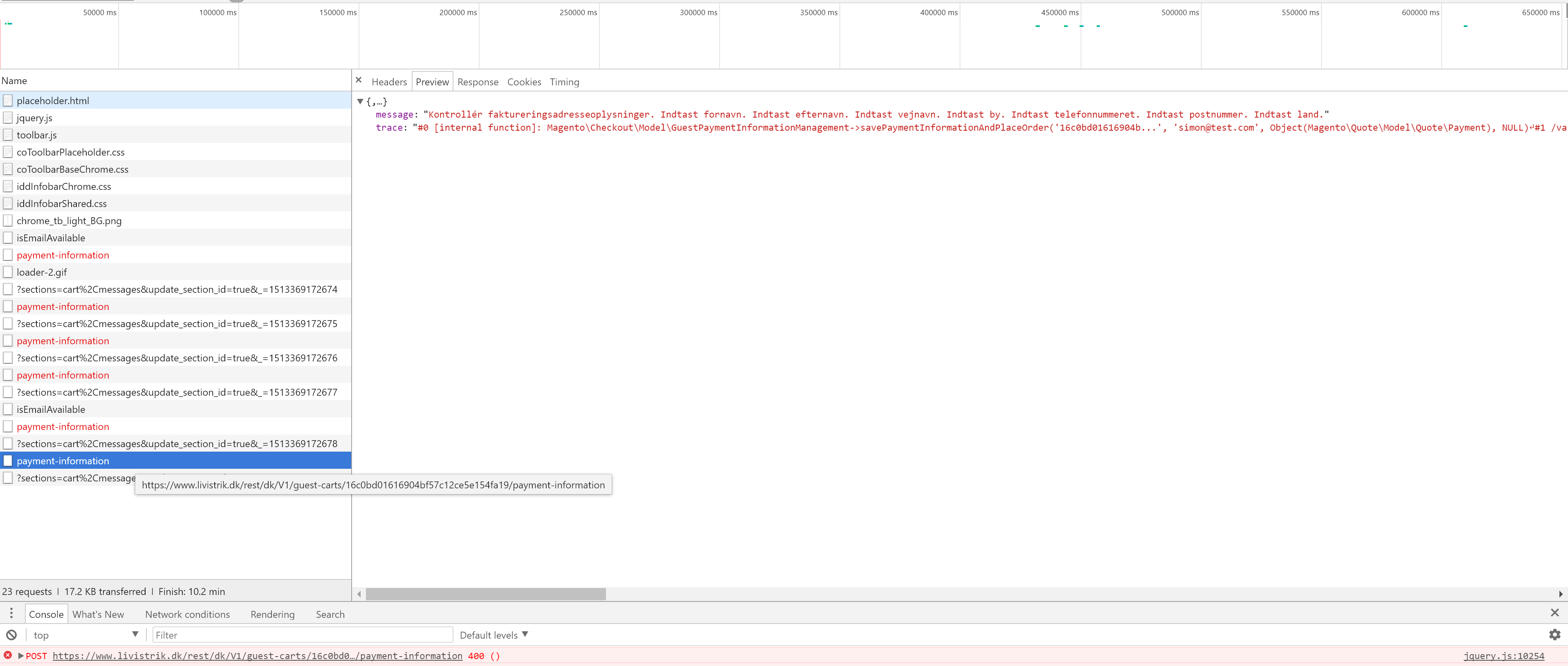 Please enter first name address etc. error on checkout (virtual and ...