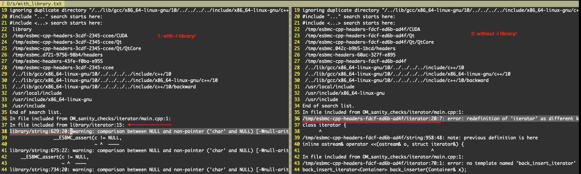 Bundled OMs for C++ not including the expected headers · Issue #1151 · esbmc/esbmc · GitHub