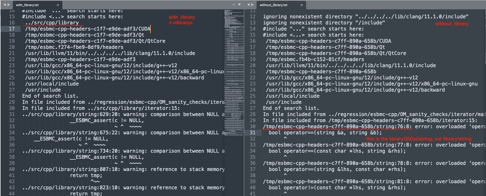 Bundled OMs for C++ not including the expected headers · Issue #1151 · esbmc/esbmc · GitHub