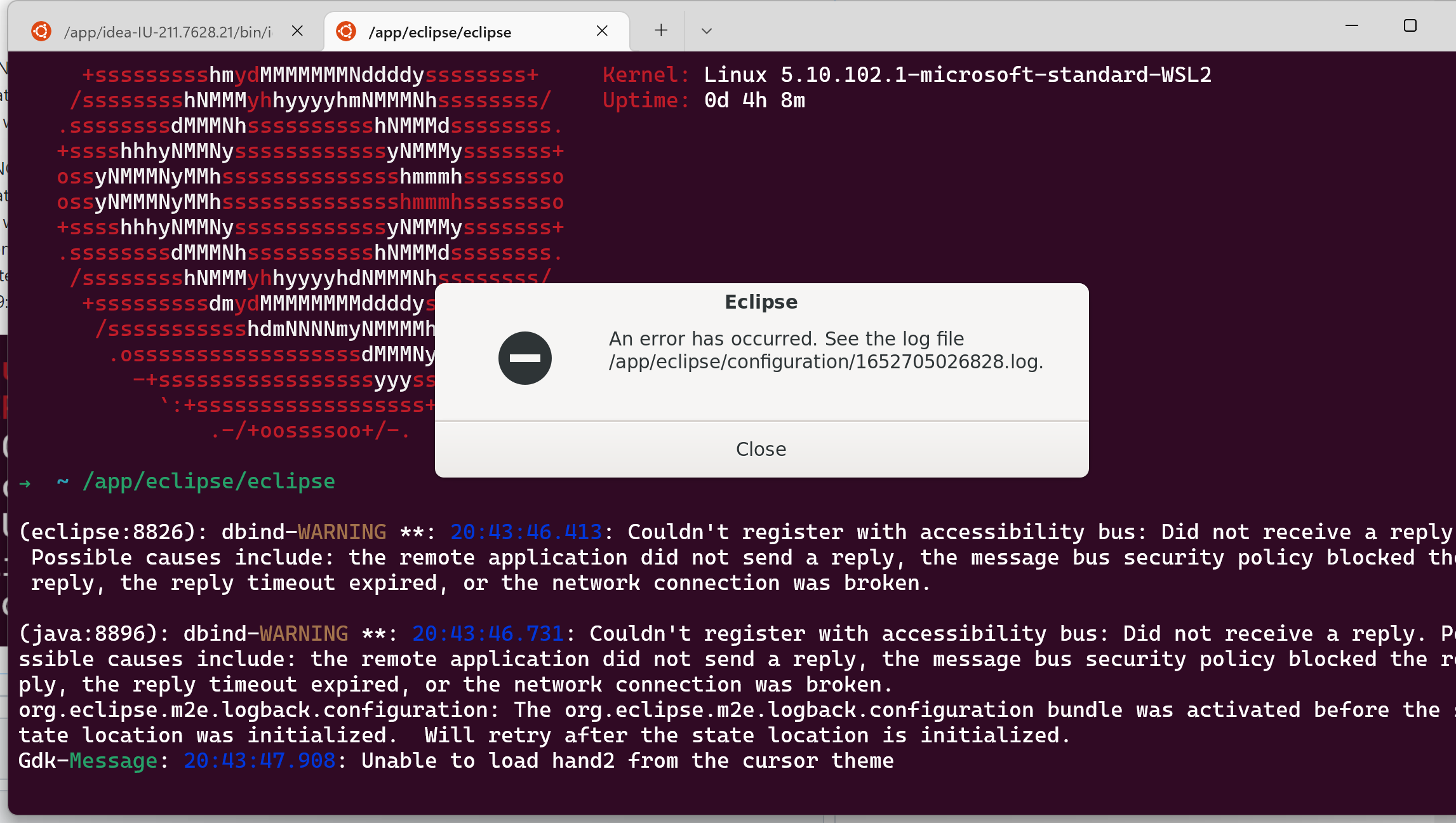 SpringToolSuite4 / Eclipse keeps crashing · Issue #7886 · microsoft/WSL · GitHub