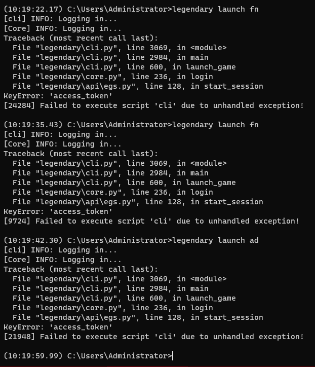 i cant seem to launch any games [fixed in the dev build] · Issue #514 · derrod/legendary · GitHub