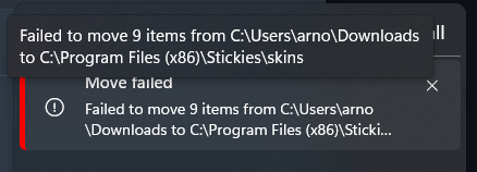 Move operation failed · Issue #8972 · files-community/Files · GitHub