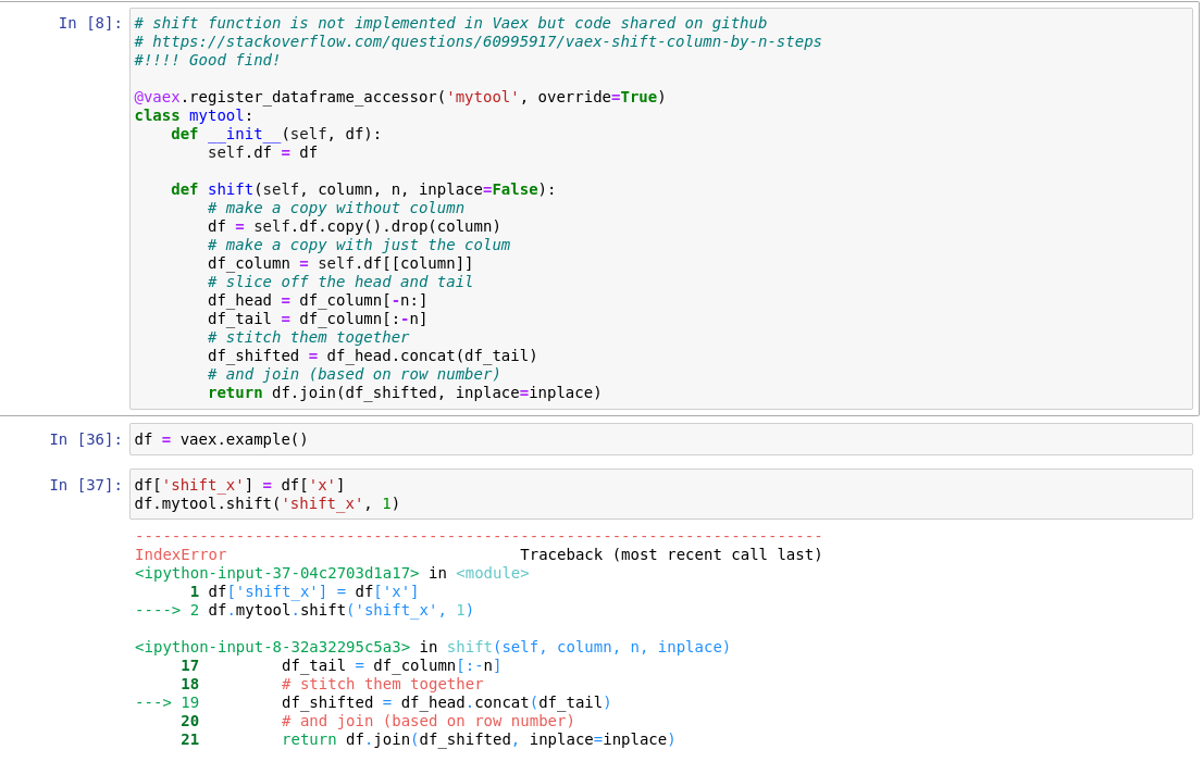 Bug Report Shift Tool Doesnt Work In The Latest Alpha Release · Issue 1128 · Vaexiovaex
