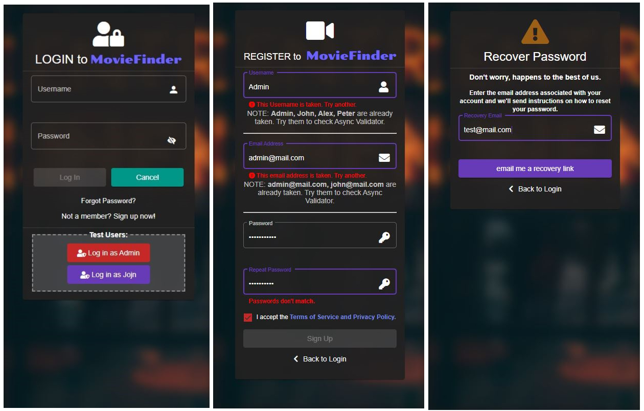GitHub - athamana/movieFinder: A Video Streaming App build with Angular.