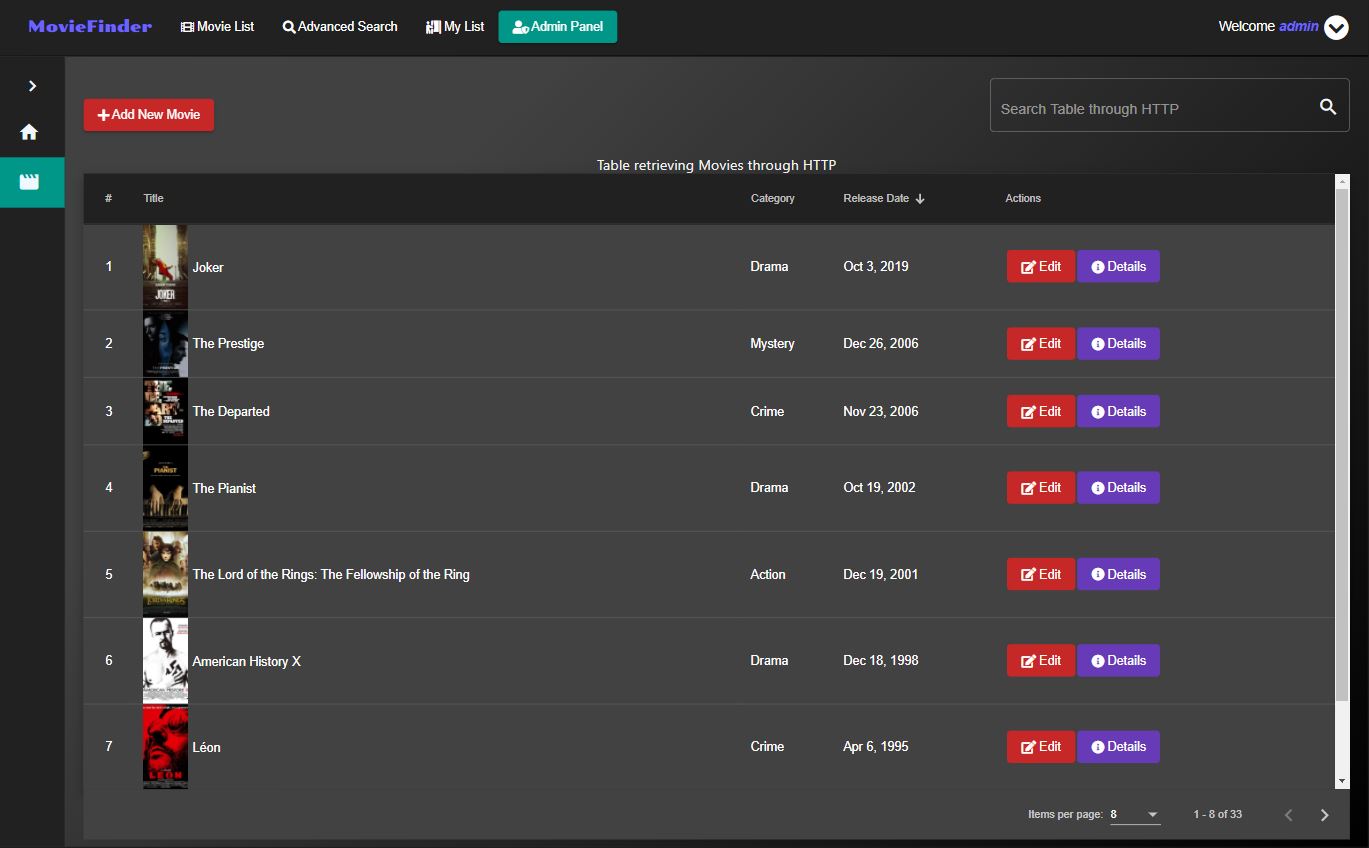 GitHub - athamana/movieFinder: A Video Streaming App build with Angular.