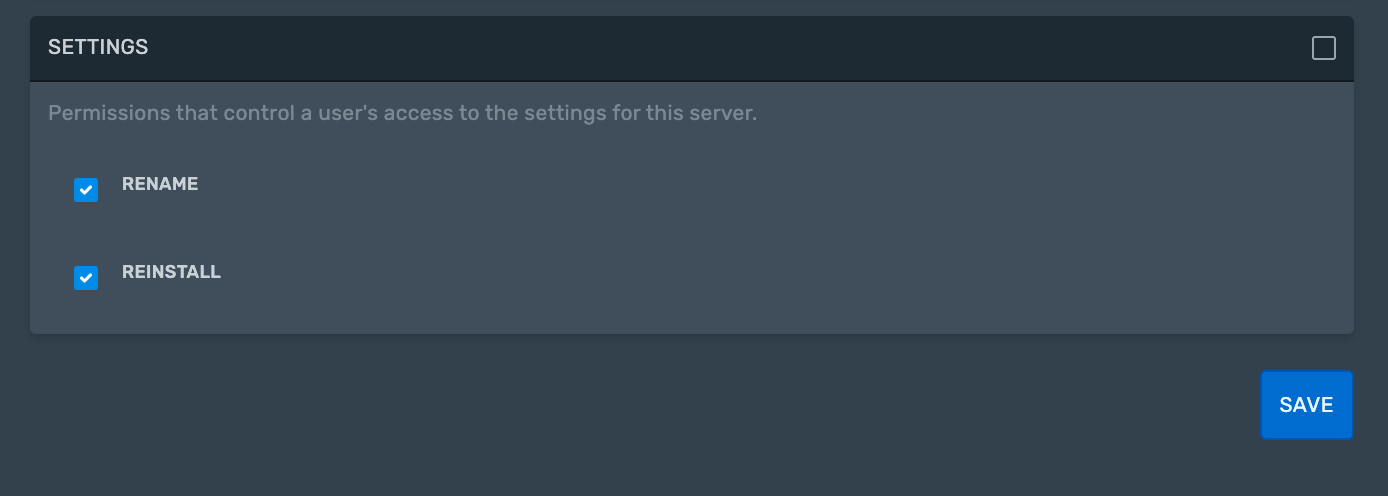 [Subusers] Add select all button back, as-well as "done" at top. · Issue #2383 · pterodactyl ...