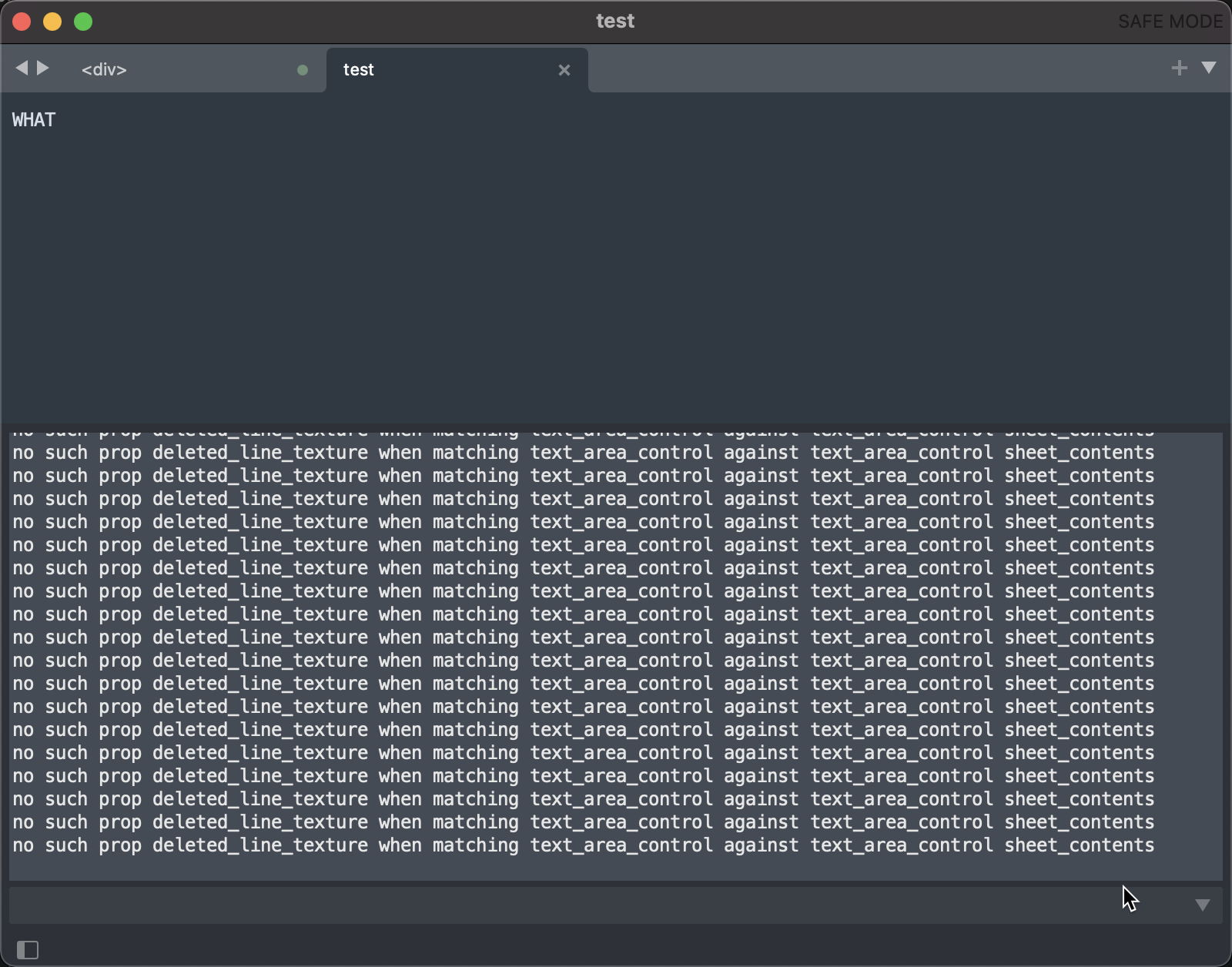 [minihtml] Color Scheme errors when generating any new html sheet no such prop deleted_line ...