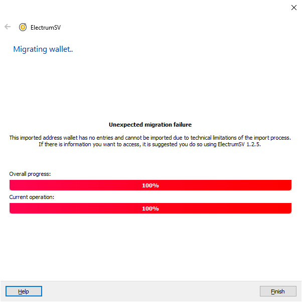 Empty imported address/private key accounts are migrated and error · Issue #846 · electrumsv ...