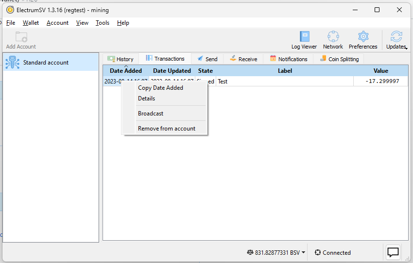 BSV not transferred out of ElectrumSV wallet (Type Hardware Wallet) · Issue #1126 · electrumsv ...