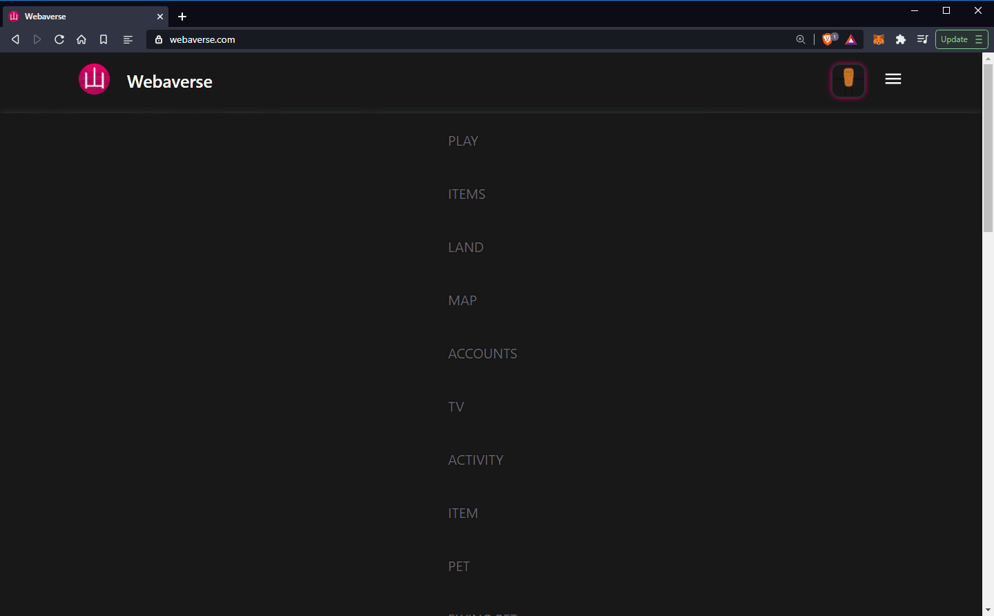 Fe: Frontend dropdown menu · Issue #1013 · webaverse/app · GitHub