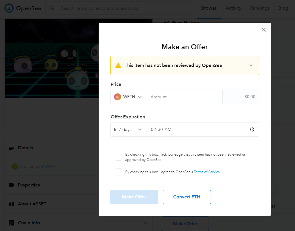 Opensea: Mainnet and Matic store confusion · Issue #1109 · webaverse/app · GitHub
