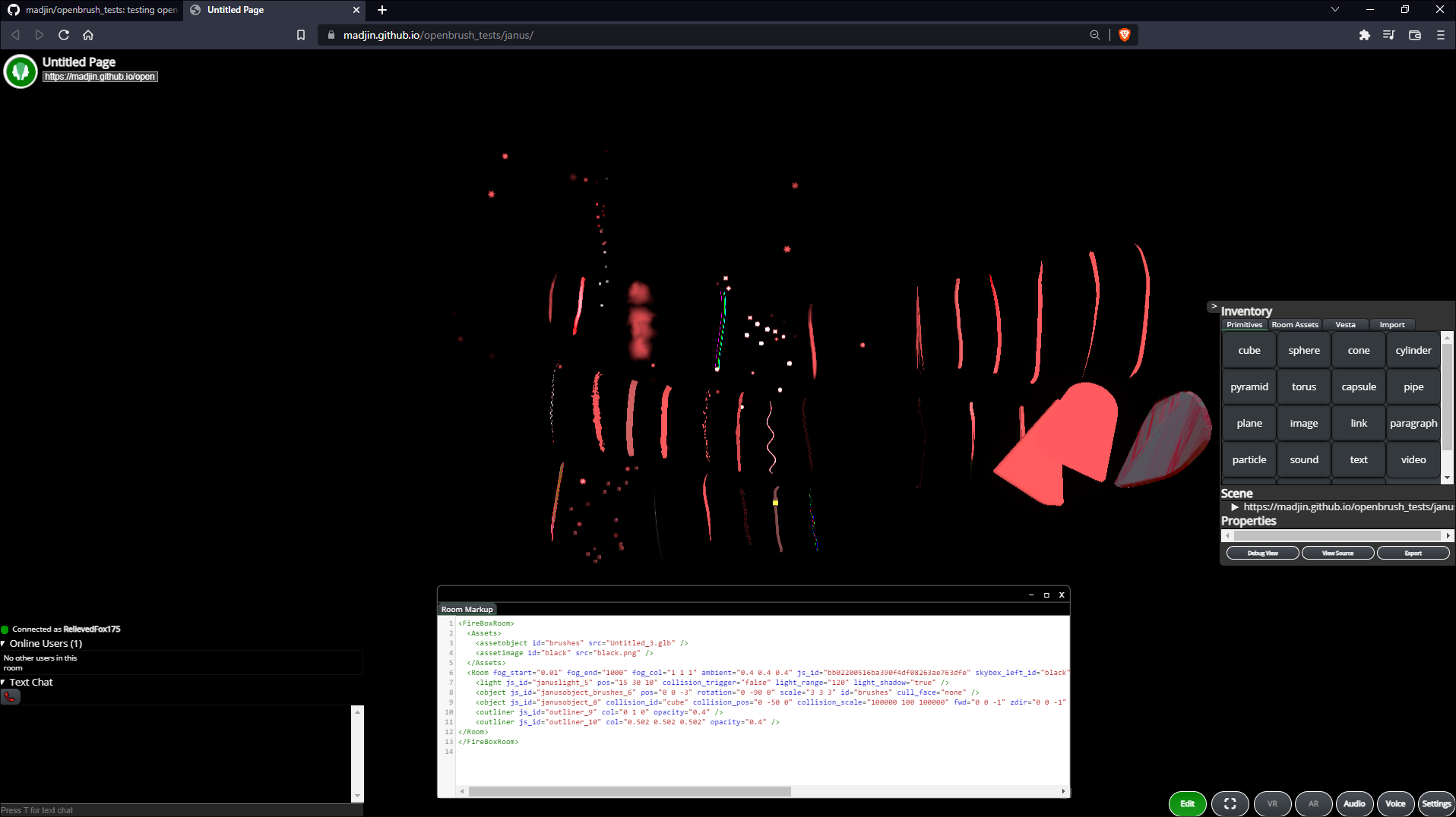 GitHub - madjin/openbrush_tests: testing open brush in web platforms