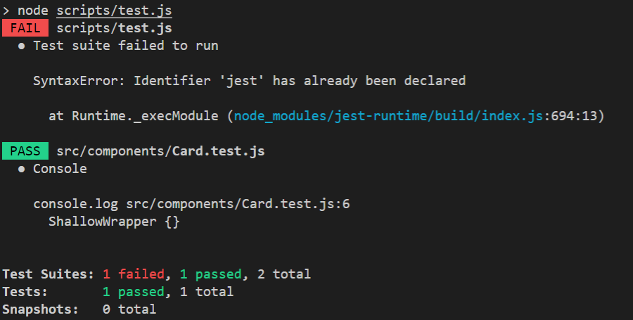Jest And Enzyme Config Problem · Issue 5728 · Facebookcreate React App · Github