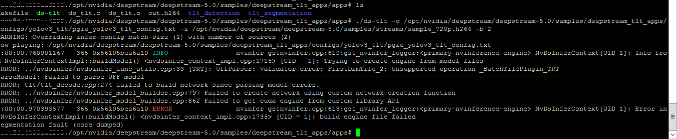 Failed to run yolov3 · Issue #3 · NVIDIA-AI-IOT/deepstream_tao_apps · GitHub