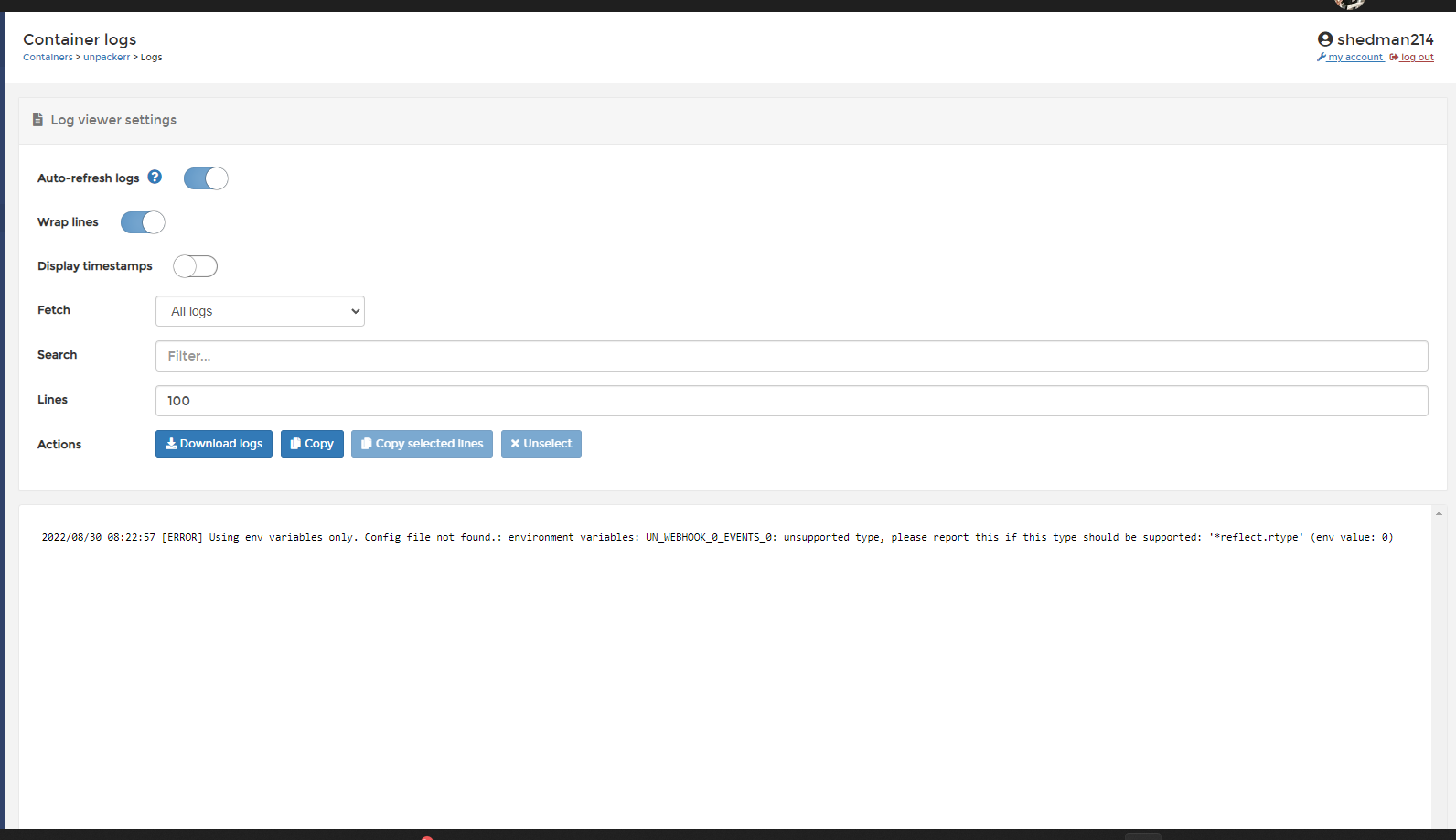 no config file · Issue #221 · Unpackerr/unpackerr · GitHub