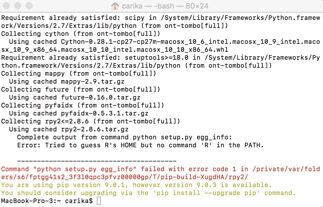 Setting up Tombo · Issue #46 · nanoporetech/tombo · GitHub