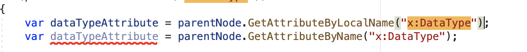 Get binding IntelliSense using x:DataType provided at the root level · Issue #201 · mfractor ...