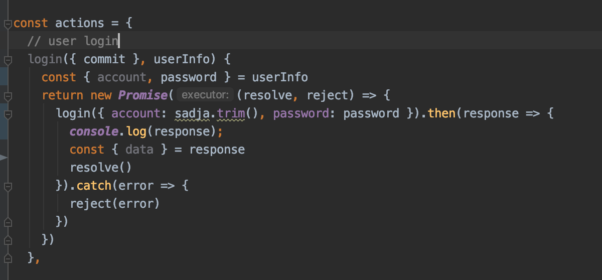 类似store.modules.user这个文件里actions的写法是否不够完善 · Issue #2659 · PanJiaChen ...