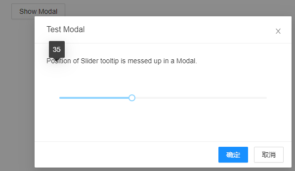 [Slider]: Tooltip position messed up in a Modal · Issue #3176 · ant-design-blazor/ant-design ...