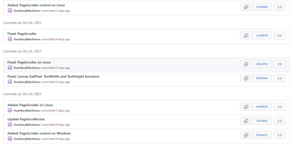 In linux, PageScroller has not been implemented yet · Issue #223 · XusinboyBekchanov ...