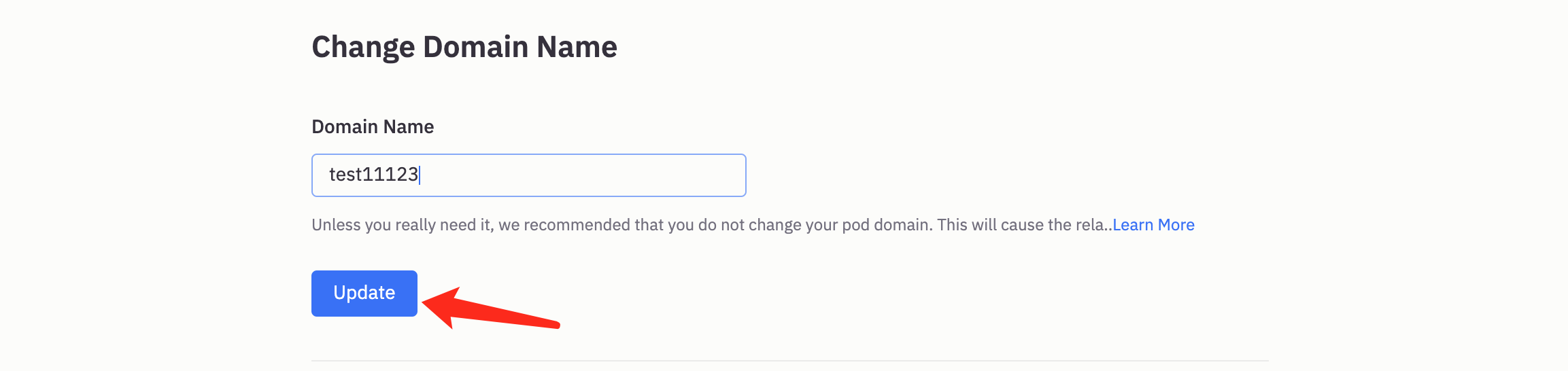 update button in change domain name has no effect when clicked · Issue #237 · pleisto/mashcard ...