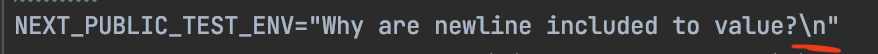 (solved) Why are newline included to value? when execute 'vercel env add' · vercel vercel ...