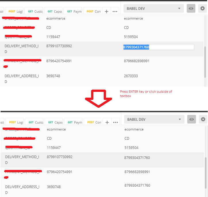 Editing Environment Variable through Eye icon modifies more than one ...