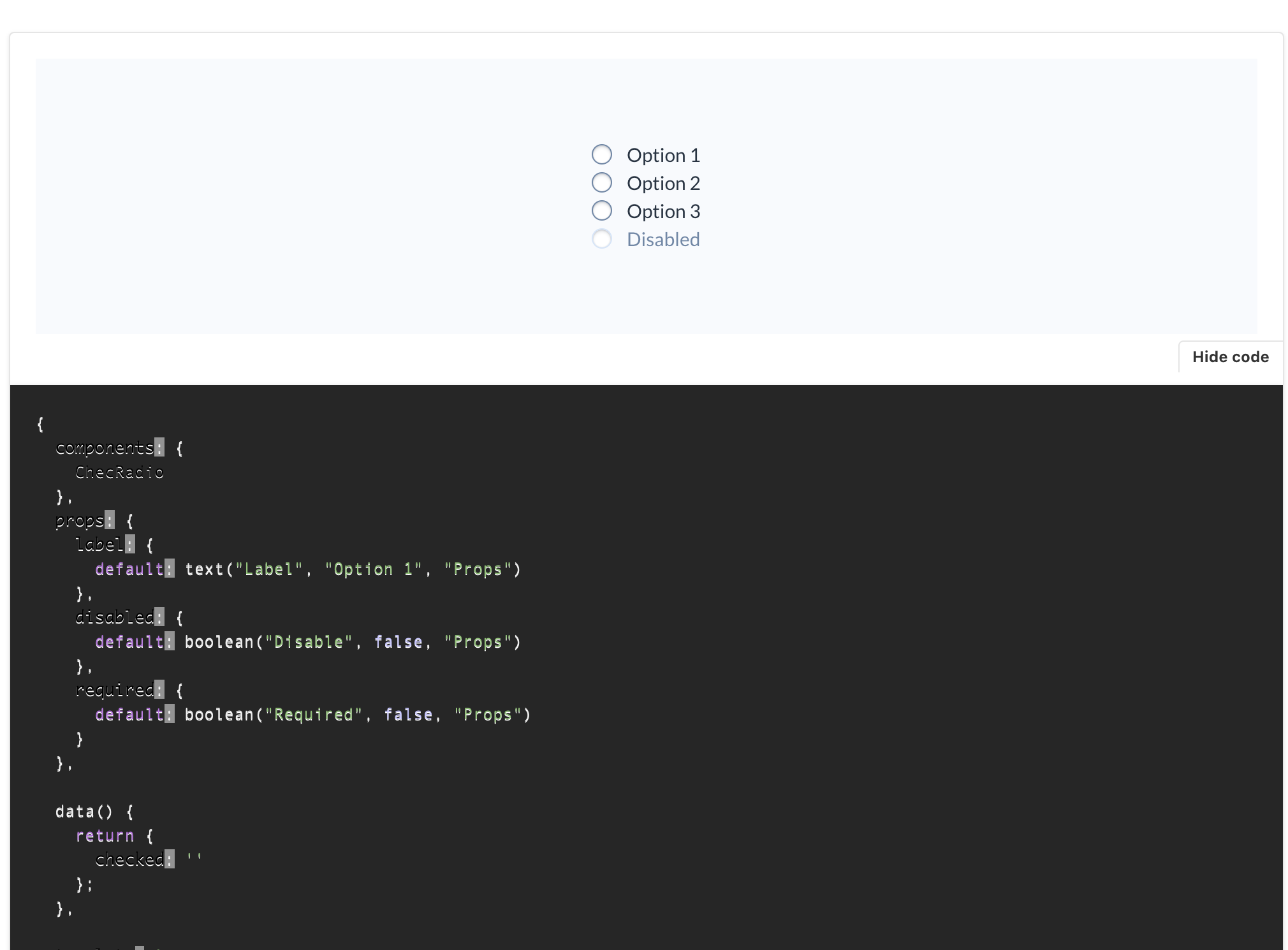 Storybook code examples have bad formatting · Issue #537 · chec/ui-library · GitHub