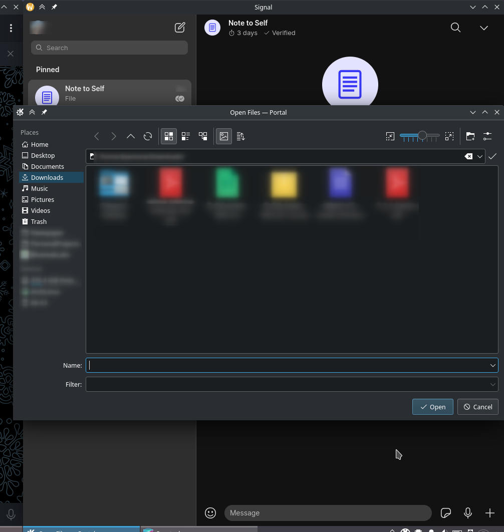 [Linux] Wrong file picker opens on saving attachement · Issue #6108 ...