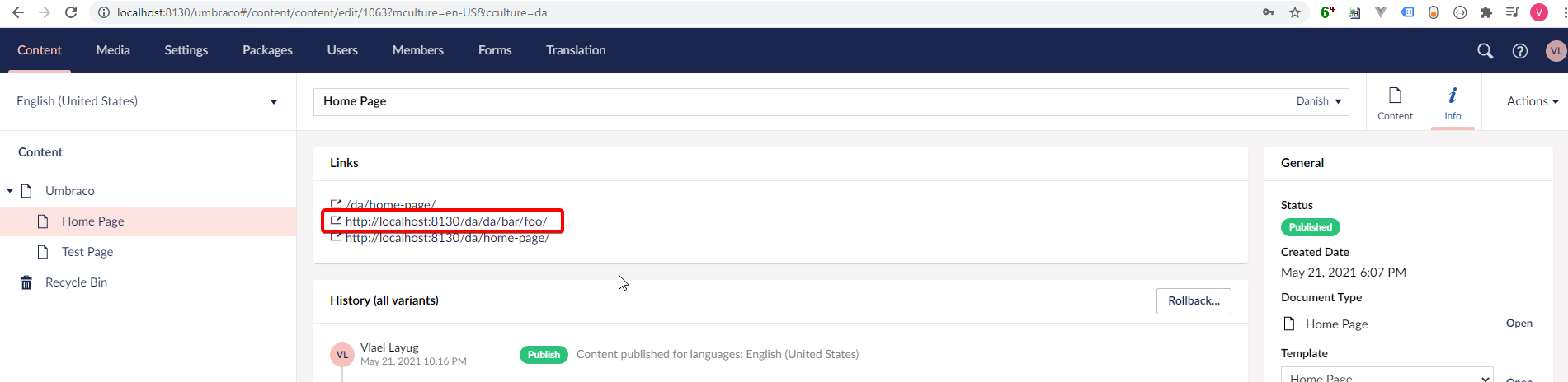 umbracoUrlAlias showing wrong url with domains · Issue #9798 · umbraco/Umbraco-CMS · GitHub