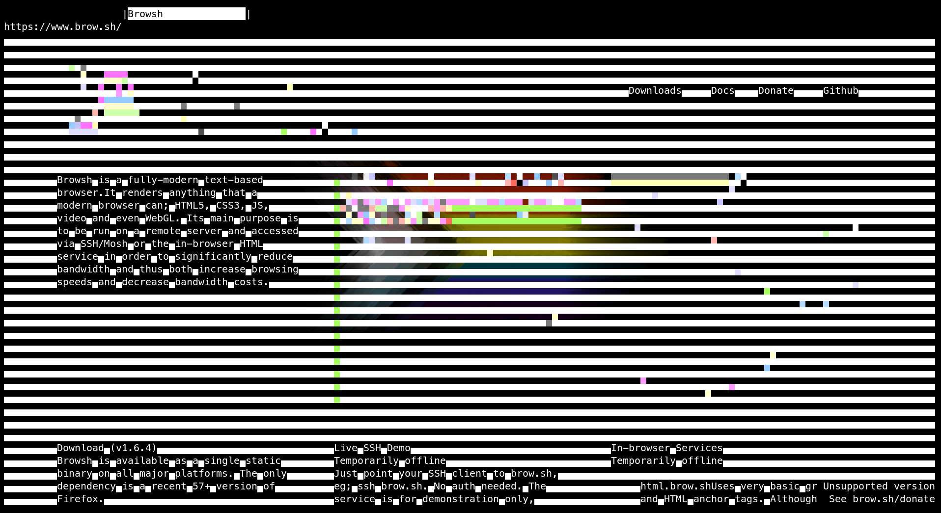 Colors not displaying correctly for browsh · Issue #1185 · mobile-shell ...