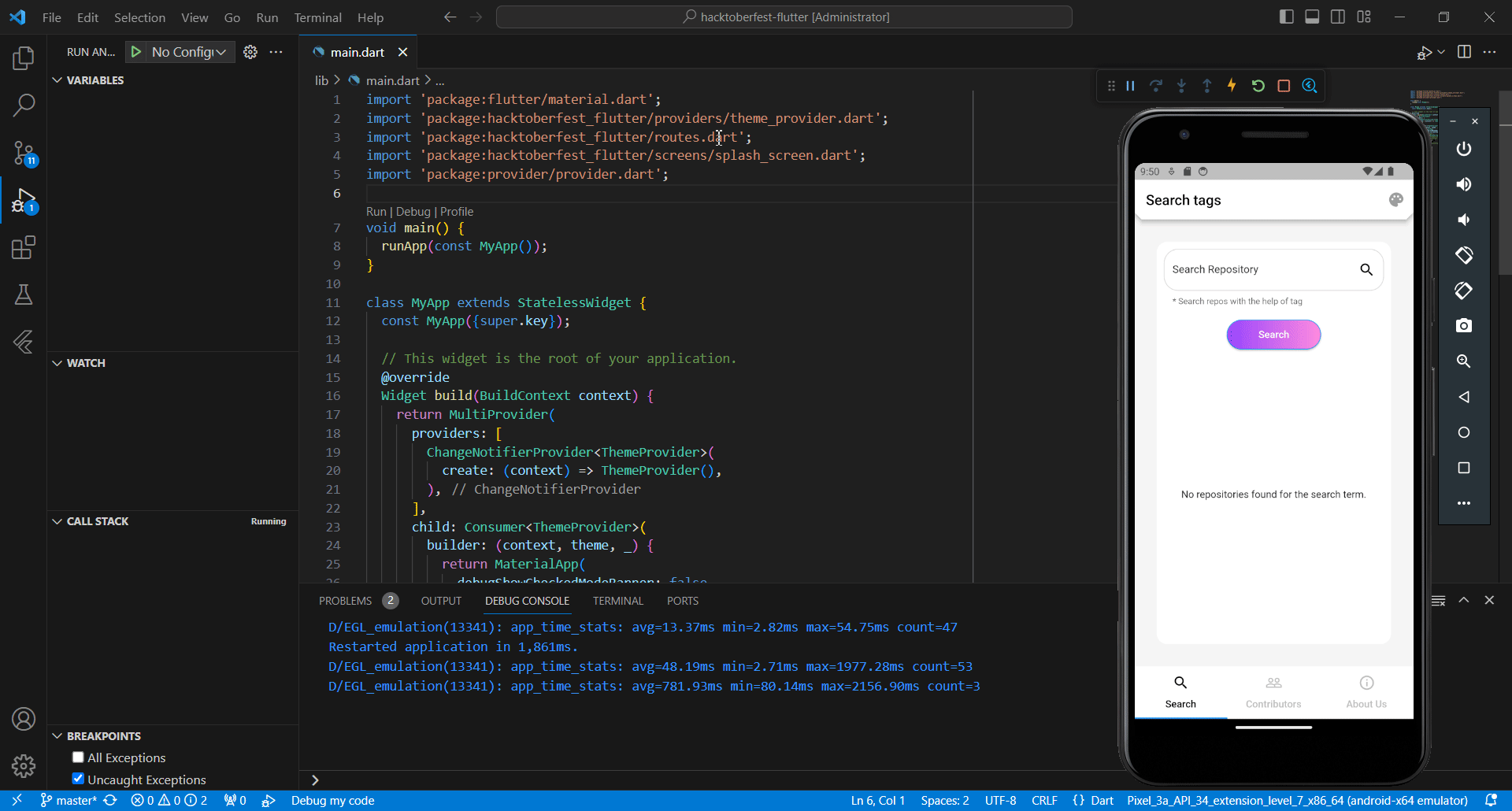 Contributors Page Throws Formatexception · Issue 57 · Ieee Vithackfest Flutter · Github