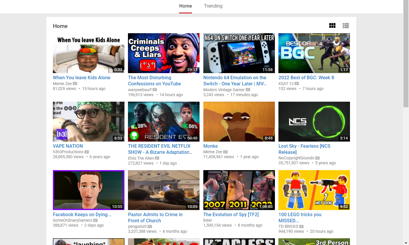 Non shelves mode for WEB V2 is missing · Issue #120 · Rehike/Rehike · GitHub