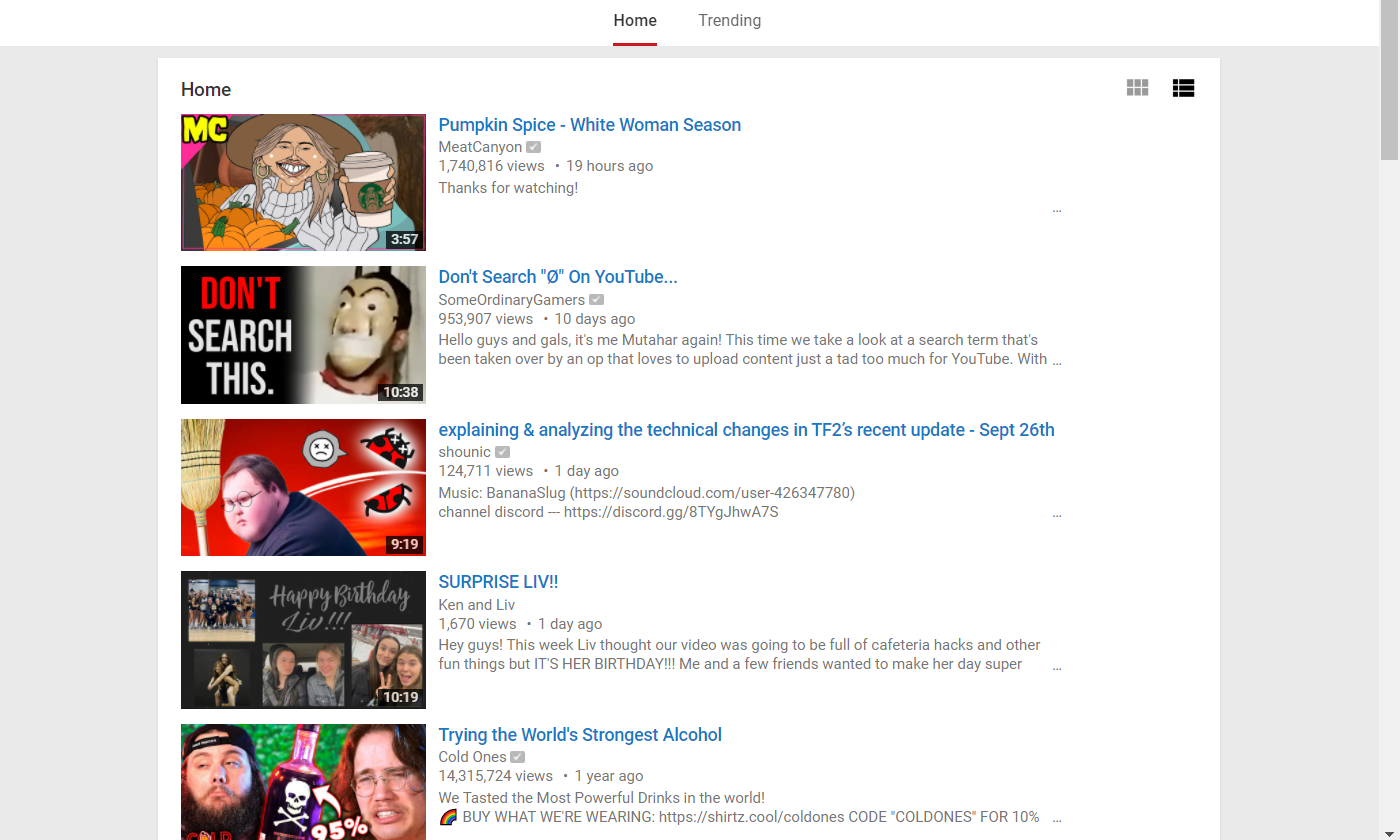 Non shelves mode for WEB V2 is missing · Issue #120 · Rehike/Rehike · GitHub