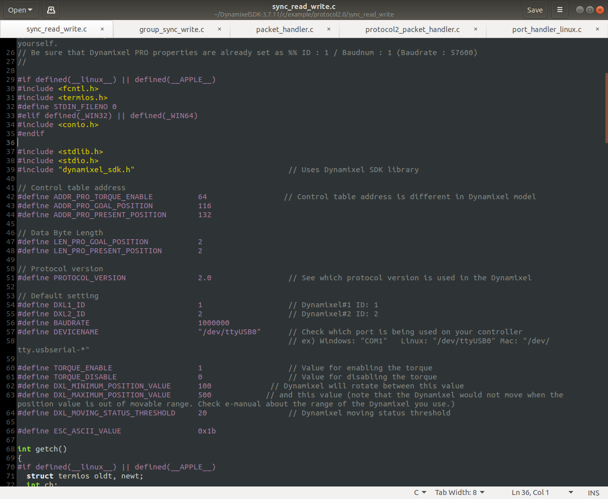 [3.7.11][C][USB2Dynamixel2][mx-64] Issue : groupSyncRead getdata failed in Protocol 2 · Issue ...