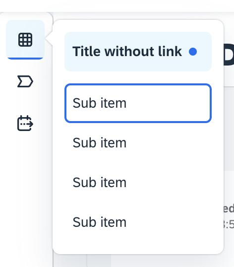 [Side Navigation ]: Clickable title in a overlay menu when navigation is collapsed · Issue #7560 ...