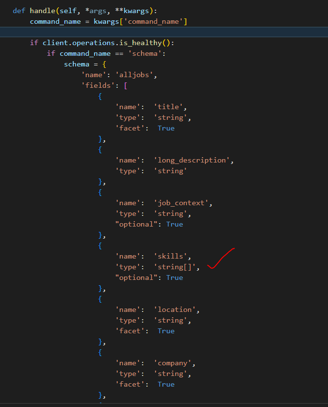 "message": "Could not find a facet field named `x` in the schema." for ...
