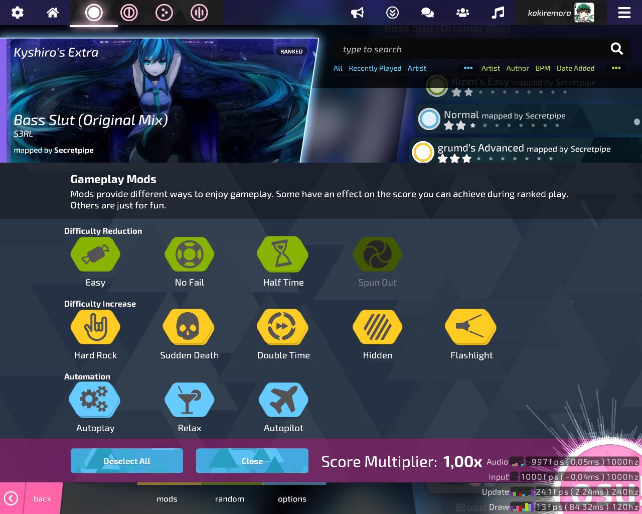Song select footer shouldn't be transparent · Issue #5861 · ppy/osu ...