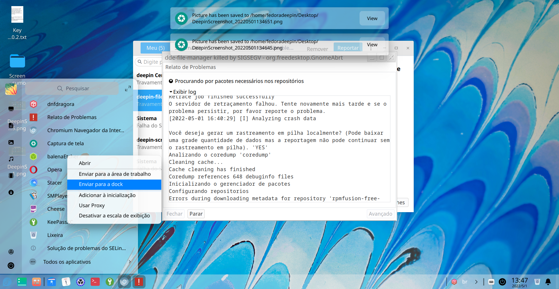 Bugs in Spin Fedora 36 with Deepin version 20.2 · Issue #3138 · linuxdeepin/developer-center ...