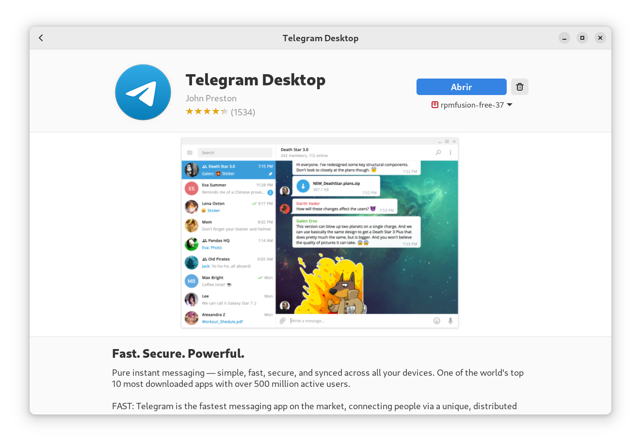 Telegram is crashing on fedora 37 · Issue #25949 · telegramdesktop ...