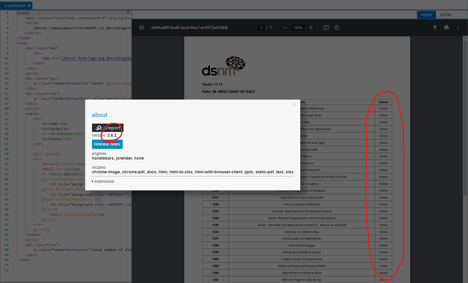 JS Reports v3.6 & chrome-pdf: 3.1.2 (jsrender)- Setting background color of table tds doesn't ...