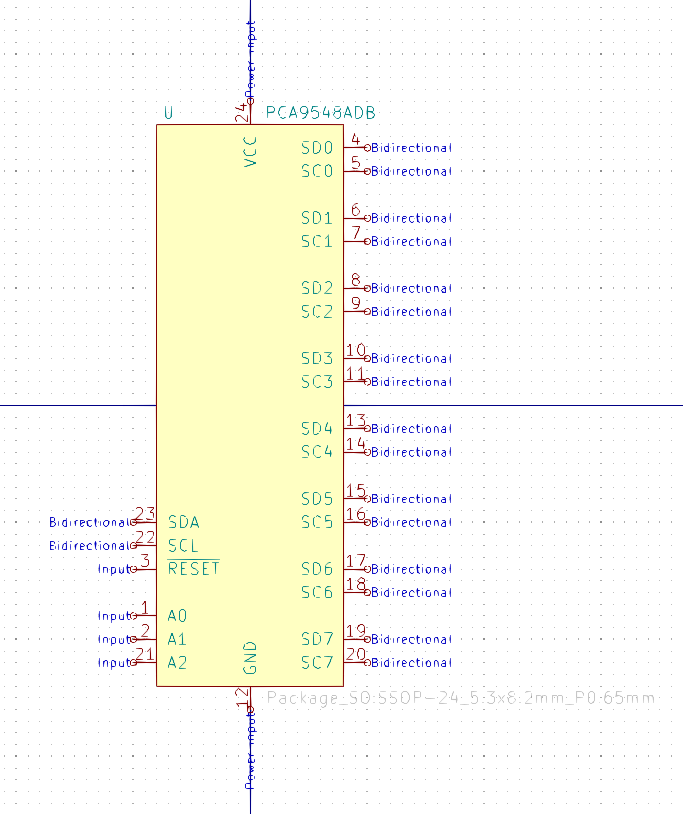 Add PCA9548 I2C multiplexer (!1495) · Merge requests · KiCad / KiCad ...